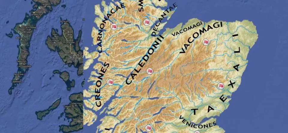 Iron Age tribes of Northern Britain (Caledonia) - Interactive Map