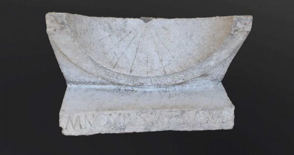 Archaeologists uncover rare 2,000-year-old sundial during Roman theatre ...