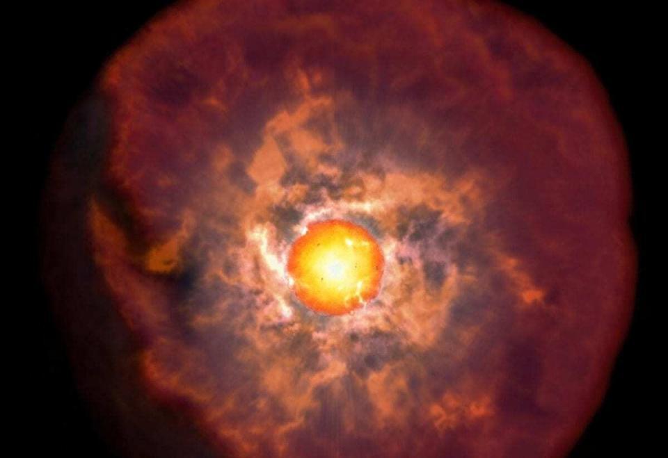 Chilean scientists discover crucial event right before the death of a star