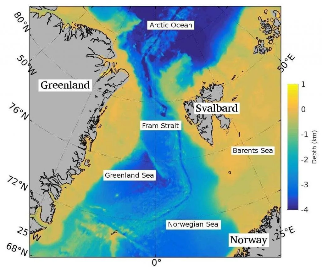 Seafloor of Fram Strait is a sink for microplastic from Arctic and ...