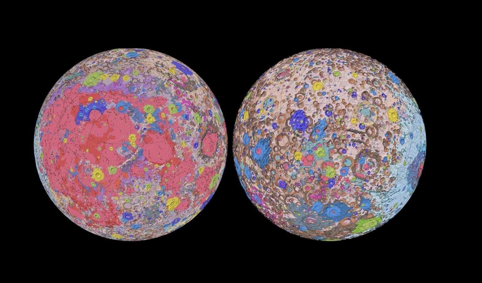 USGS releases first-ever comprehensive geologic map of the moon