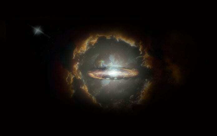 ALMA discovers massive rotating disk in early universe, nicknamed the ...