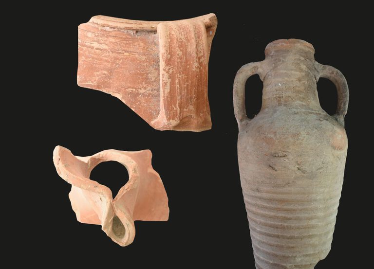 Roman cookware discovered in the “Centurion House”