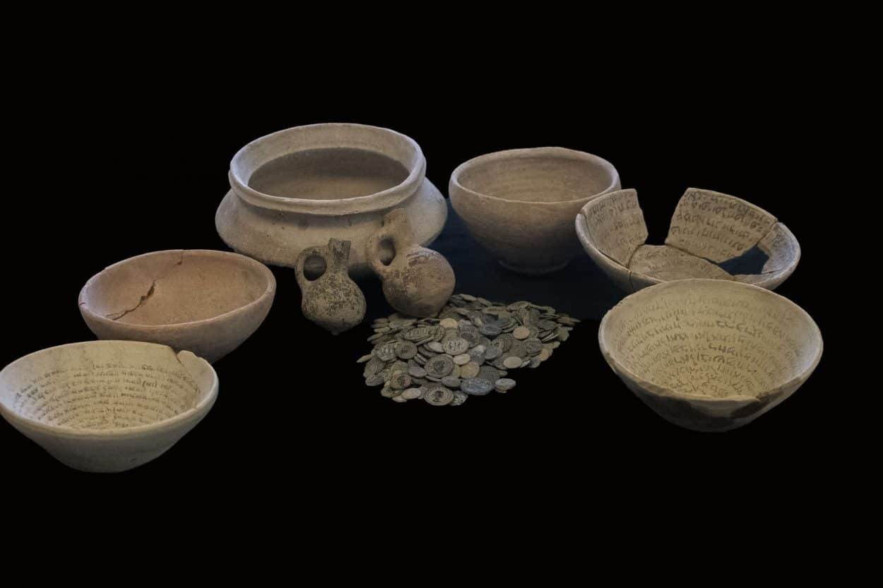 ‘Magic’ bowls among trove of ancient artefacts seized in raid