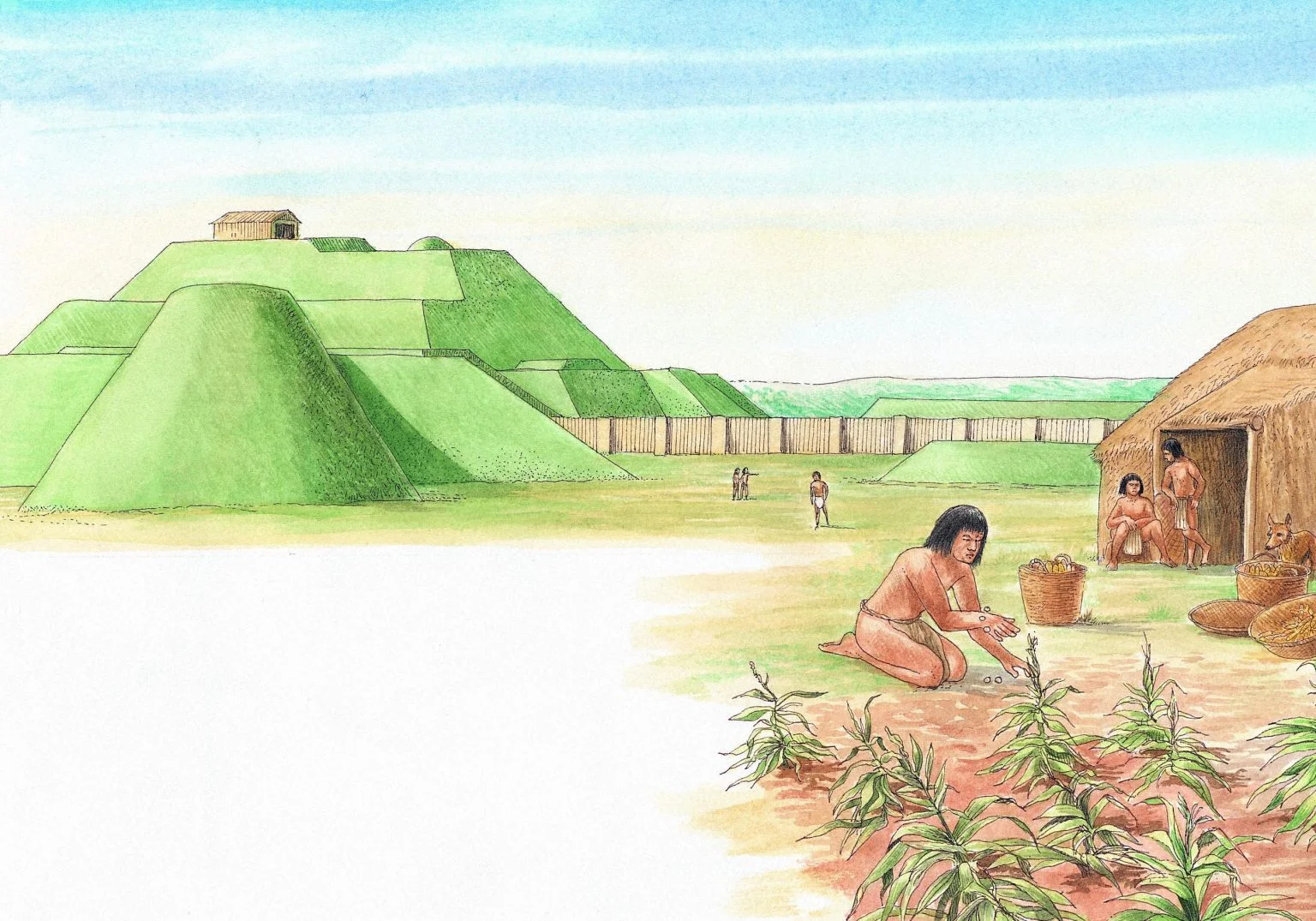 The Native American mound builders