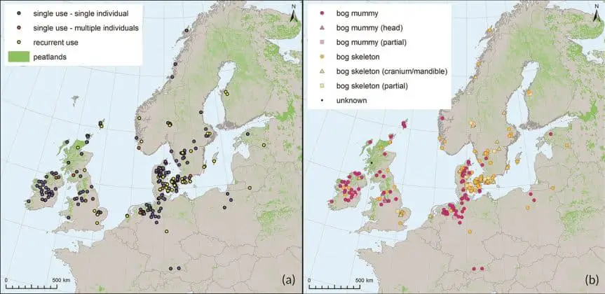 Study reveals that “bog bodies” were part of a tradition that spanned a ...