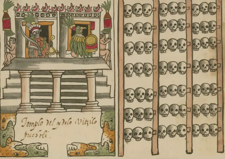 Female remains in Aztec skull rack are associated with the origin myth ...