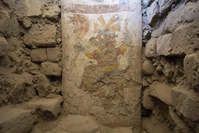 Ancient murals depicting two-faced figures found in Peru
