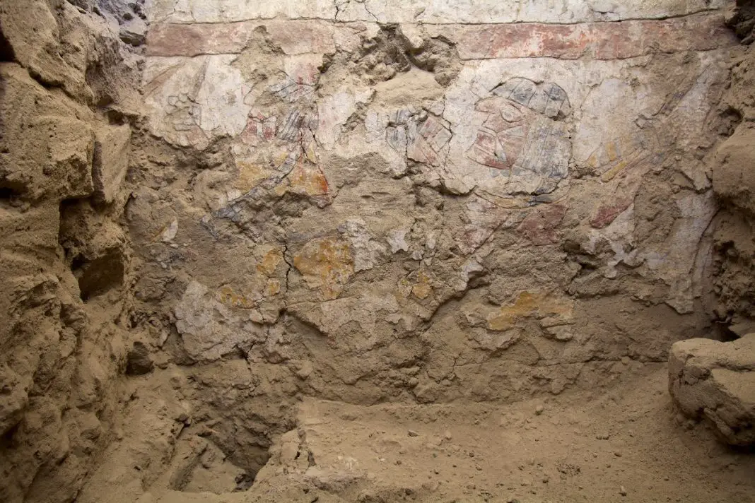 Ancient murals depicting two-faced figures found in Peru
