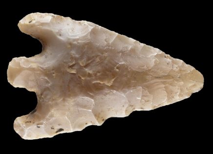 Neolithic arrowhead found in Iron Age burial