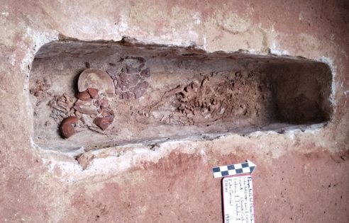 Maya tomb with funerary offerings found during hotel construction