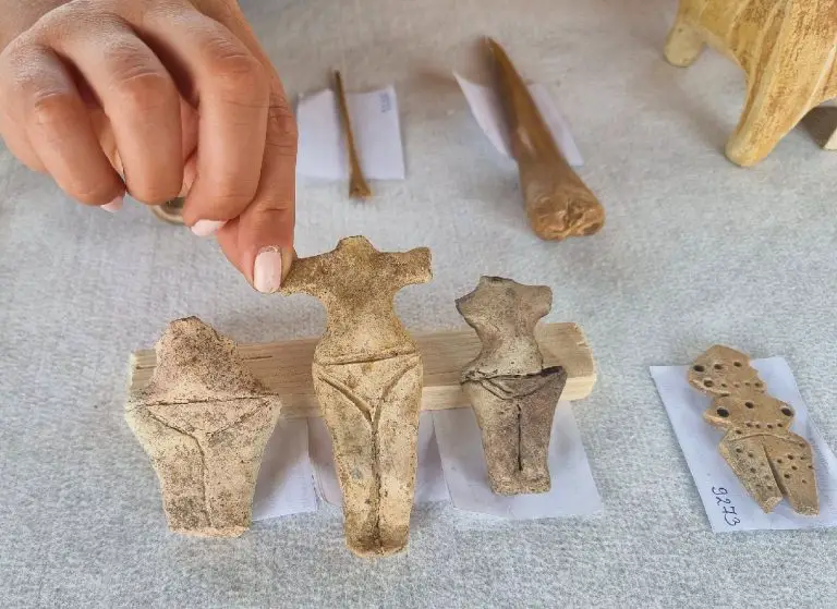 Ceremonial objects unearthed in ritual pit