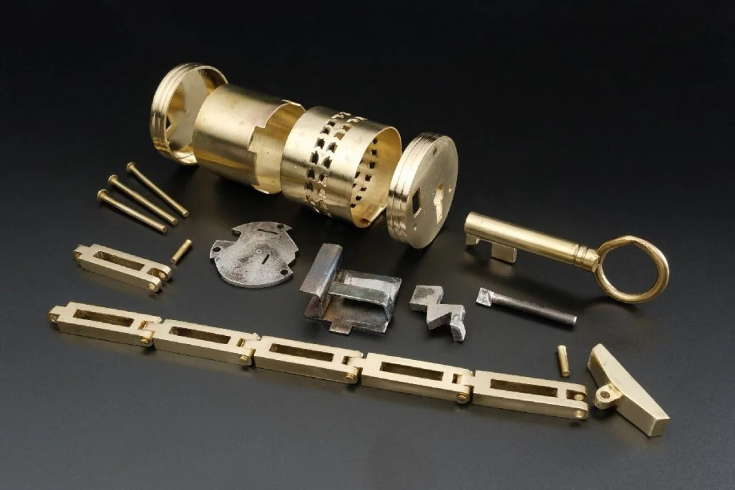 Archaeologists reveal a rare Roman miniature box lock discovered in ...