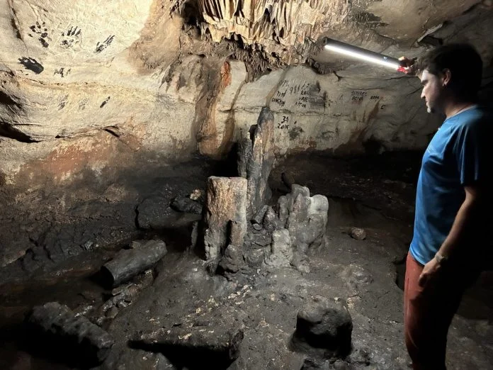 Over 100 prehistoric structures found in Spanish cave